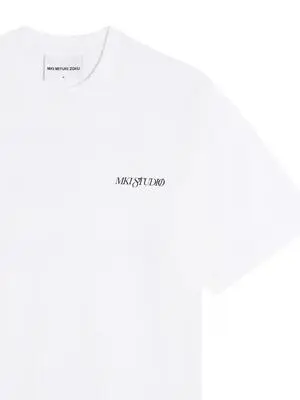 MKI MIYUKI ZOKU Script Logo-print T-shirt - White