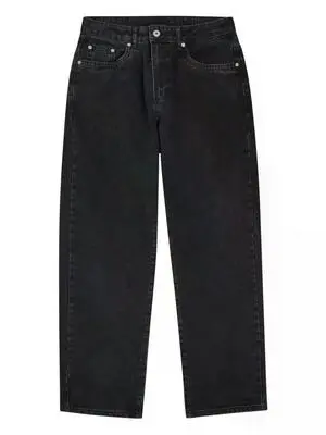 Mki Miyuki Zoku Black Wash Bottoms For Men