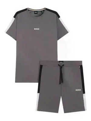 BOSS Colour-block Two-piece Set - Grey