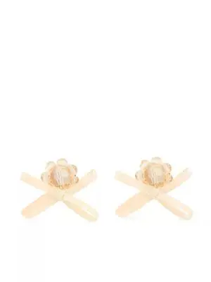 Simone Rocha Crystal-embellished Earrings - Neutrals