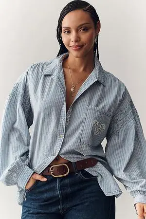 Pilcro Patched Shirts For Women