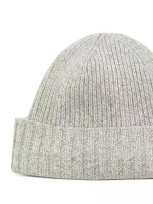 John Smedley Elkea Ribbed Beanie