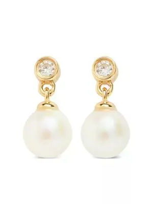RAGBAG Mini Odile Pearl Drop Earrings - Gold