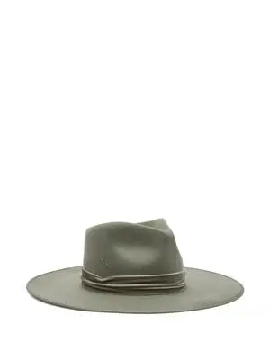 Lack Of Color Wool Wide Brim Hat - Green
