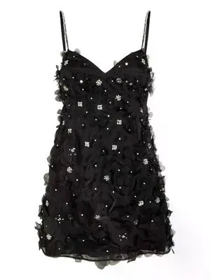 Black Embellished Mini Dresses
