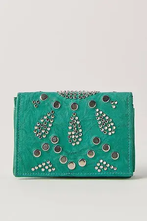 CHRISTIANSEN Studded Wallet - Cerulean Crush