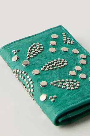 CHRISTIANSEN Studded Wallet - Cerulean Crush