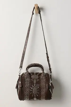 CHRISTIANSEN Studded Bowler Bag