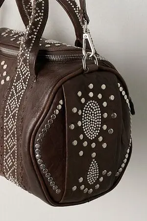 CHRISTIANSEN Studded Bowler Bag