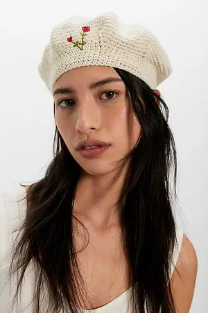 Free People Evermore Crochet Beret