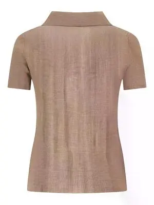 Max Mara V-neck Knit Top - Brown
