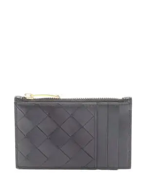 Bottega Veneta 2020s Intrecciato Coin-purse Card Case - Black