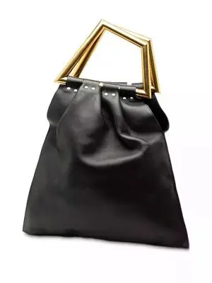 Celine 2014 Leather Open Triangle Sac Handbag