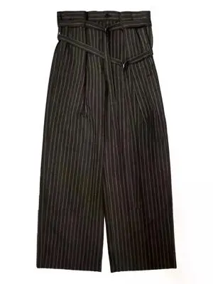 ANN DEMEULEMEESTER Striped Trousers With Belt