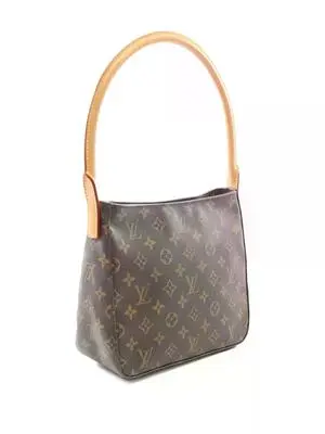 LOUIS VUITTON 2002 Mm Looping Monogram Shoulder Bag