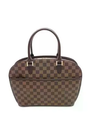 LOUIS VUITTON 2004 Damier Ebene Sarria Horizontal Handbag