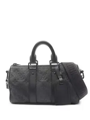 LOUIS VUITTON 2021 Keepall 25 Handbag - Black