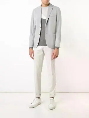 Eleventy Button Up Blazer - Grey