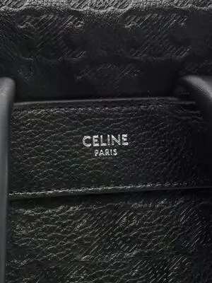 Celine Triomphe Pattern Leather Backpack