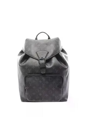 LOUIS VUITTON 2010s Montsouris Monogram Backpack - Black