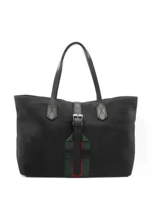 Gucci Sherry Line Leather Tote Bag
