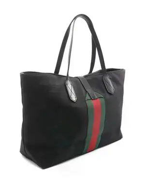 Gucci Sherry Line Leather Tote Bag