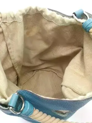 Hermès 2005 Mm Mangeoire Bucket Bag - Blue