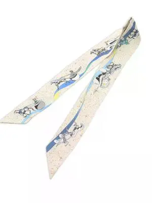 Hermès 2010s Space De Rby Silk Scarf