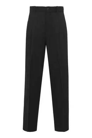 GOLDEN GOOSE Wool Trousers - Black
