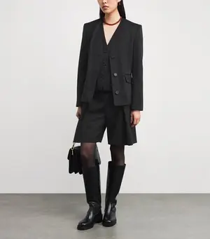 Claudie Pierlot Collarless Blazer
