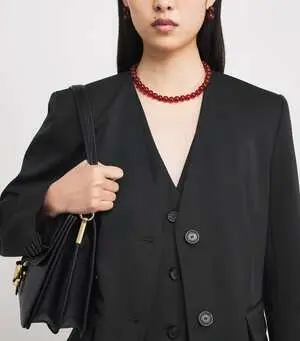 Claudie Pierlot Collarless Blazer