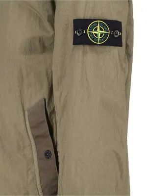 Stone Island Crinkle Reps Ny Jacket - Green