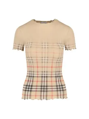 Burberry Stretch T-shirts For Women