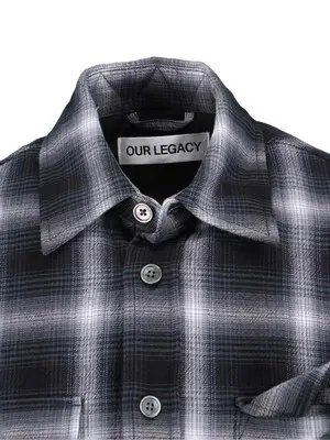 Our Legacy Check Shirt "moss