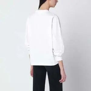 GANNI Logo Print Knit Top