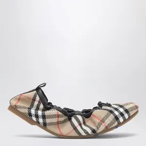 Burberry Bow Detailing Flats For Women