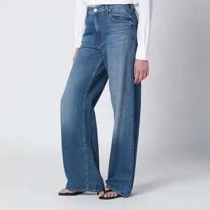 MOTHER Hit Shuffle Wide-leg Jeans - Blue