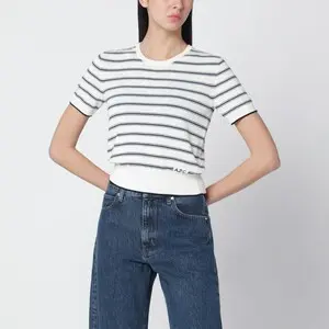 A.p.c. Striped Knit Top