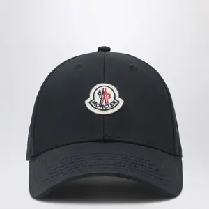 Moncler Baseball Cap With Logo - Black