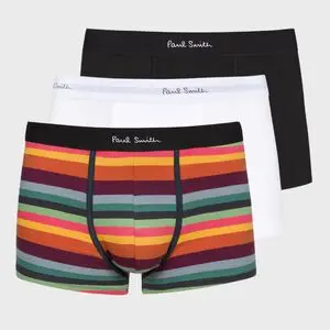 Paul Smith Artist Stripe' Boxer Briefs Three Pack - Multicolour