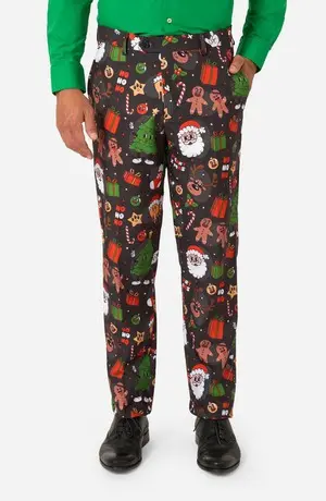 Opposuits Merry Jinglejoy Slim Fit Two-piece Suit & Tie Set