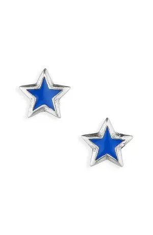TWOJEYS Enamel Star Stud Earrings
