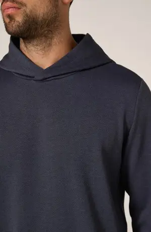 7 Diamonds Roarke Herringbone Hoodie - Navy