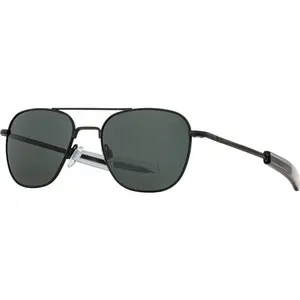 AMERICAN OPTICAL Original Pilot 52mm Aviator Sunglasses Polarized - Black - Gyg-p