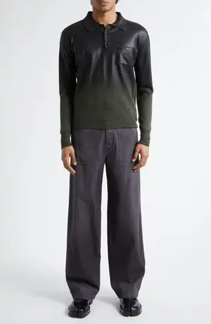 MAISON MARGIELA Straight Leg Cotton Pants