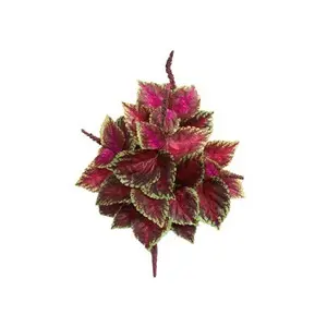 NEARLY NATURAL 23-in Coleus Bush Artificial Plant - Pink