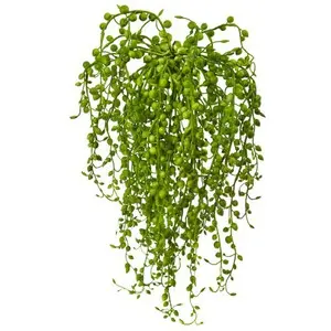 NEARLY NATURAL Senecio Artificial Succulent Plant - Green