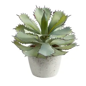 NEARLY NATURAL 11-in Succulent Artificial Plant - Green