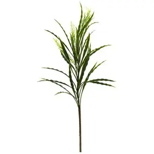 NEARLY NATURAL 27-in Vanilla Grass Artificial Plant - Green