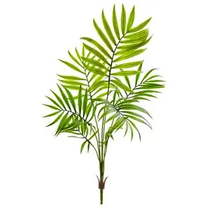 NEARLY NATURAL Mini Areca Palm Artificial Bush - Green